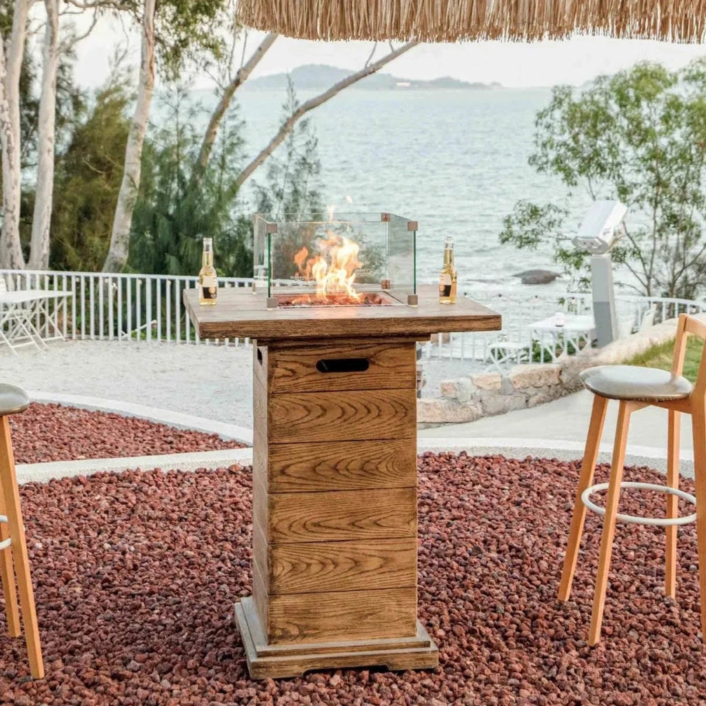 Elementi - Rova Bar Fire Table 33" – ELEMENTI Direct